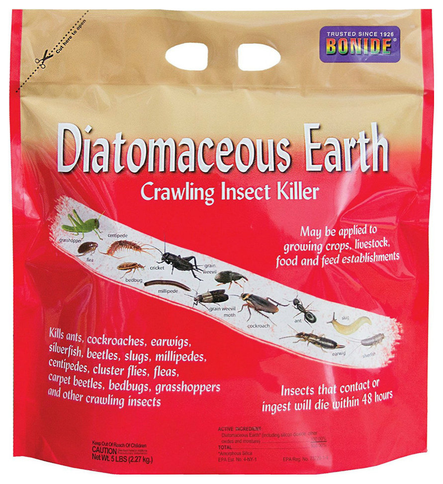 Bonide 121 Diatomaceous Earth Crawling Insect Killer, 5 Lbs, 5 lb ...