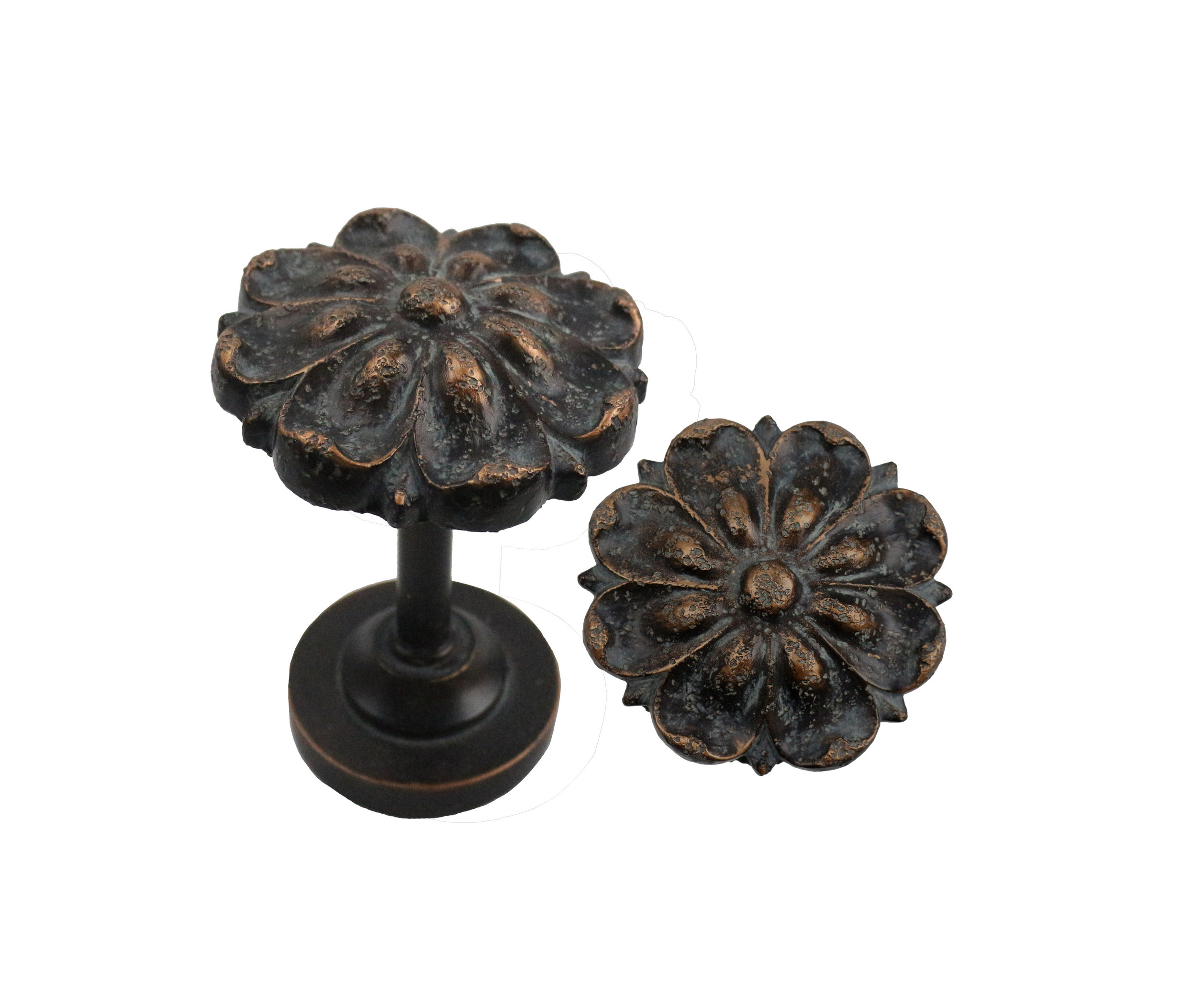 Petals Medallion Drapery Holdback, Set of 2 - Farmhouse - Window ...