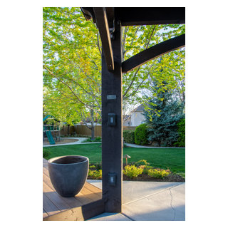 Entertainment Size | 3rd Gable Pavilion Kit and Deck - Terrasse en Bois ...