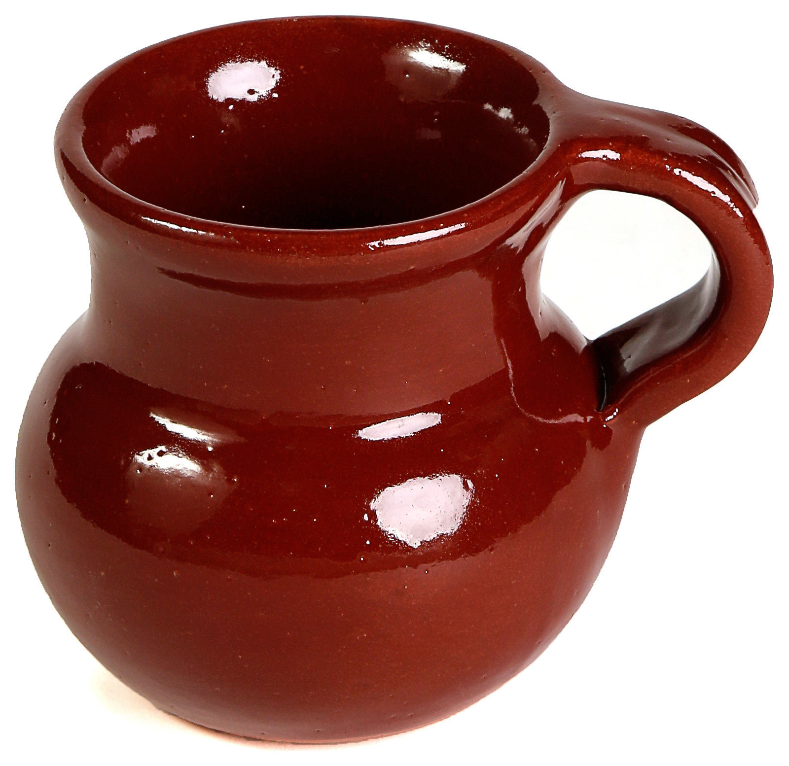 Ancient Cookware, Mexican Clay Jarrito Mug, 10 Ounces - Contemporary ...