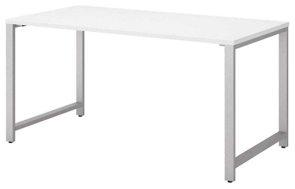 Bush Business Furniture 400 Series 60" x 30" Table Desk in White ...
