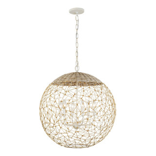Cayman 6-Light Orb Pendant - Tropical - Pendant Lighting - by Varaluz ...
