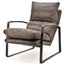 Dark Brown Lounge Chair, Eleonora Lex - Industrial - Armchairs And ...