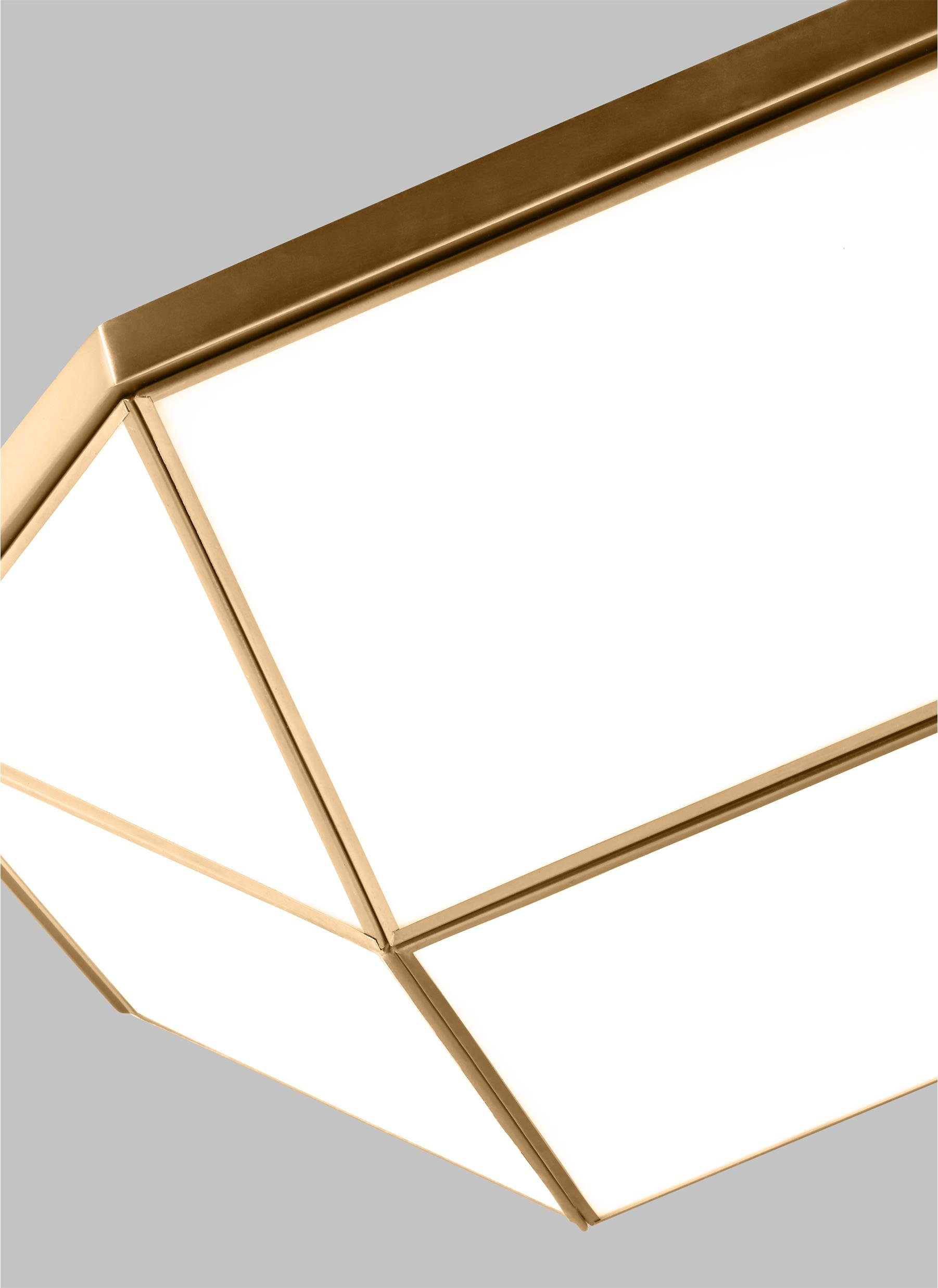 Morrison Four Light Ceiling Flush Mount, Satin Brass - Transitional - Flush-mount Ceiling ...