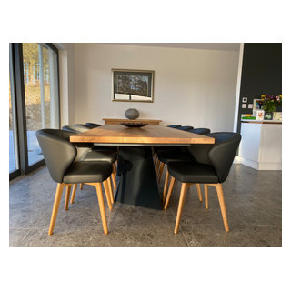 Doris P Bar Stools and Matching Dining Chairs - Contemporary - Dining ...
