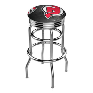 Holland L7C3C 03 New Jersey Devils 25" 2-Ring Counter Stool - Chrome ...