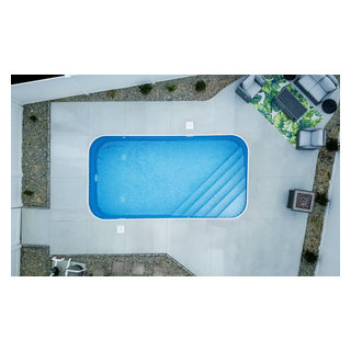 Custom Flat Bottom Inground Pool. - Contemporary - Pool - Other - by ...