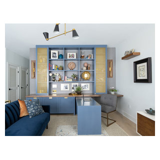 Multi-Functional Home Built-In - Transitional - Home Office - DC Metro ...