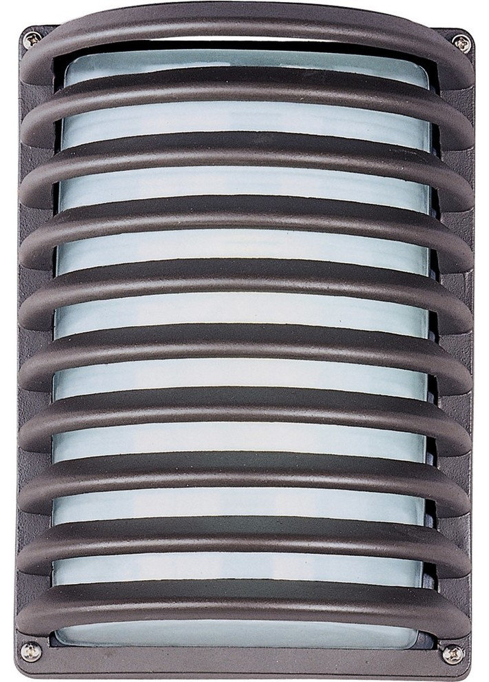 Maxim Zenith LED 1-Light Outdoor Wall Mount 56222WTABZ, Architectural ...