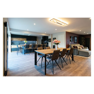Modern Kitchen Living Space in Berkshire - Contemporary - Kitchen ...