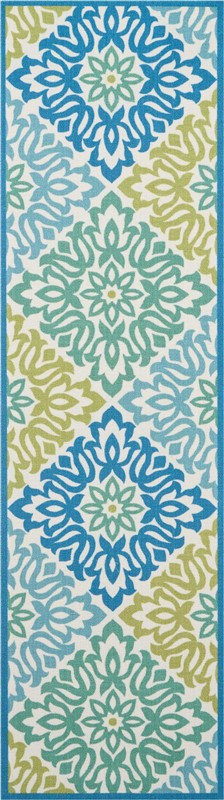 Nourison WAV01/SUN & SHADE Indoor/Outdoor Rugs SND23, 2'3"x8 ...