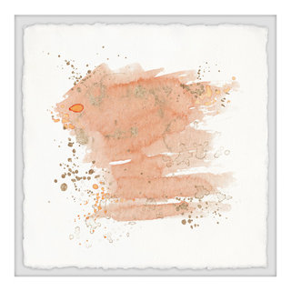 "Invisible Movement" Framed Painting Print, 32x32 - Contemporary ...