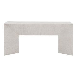 Bernhardt Solaria Console Table With 2 Wooden Pedestal Bases - Modern ...