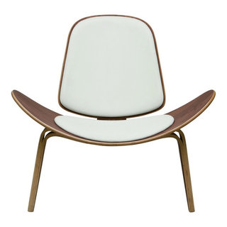 Shell Lounge Chair - Midcentury - Armchairs And Accent Chairs - by AFB ...