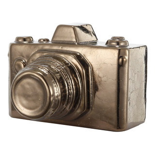 Ceramic Camera Sculpture, Set of 2 - Contemporary - Decorative Objects ...