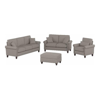 Coventry Living Room Sofa and Loveseat Set with Chair & Ottoman in ...