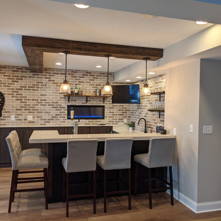 75 Exposed Beam Basement Ideas You'll Love - March, 2026 | Houzz