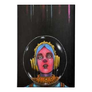 Epic Graffiti "Starship Stella" Giclee Canvas Wall Art, 12"x18 ...