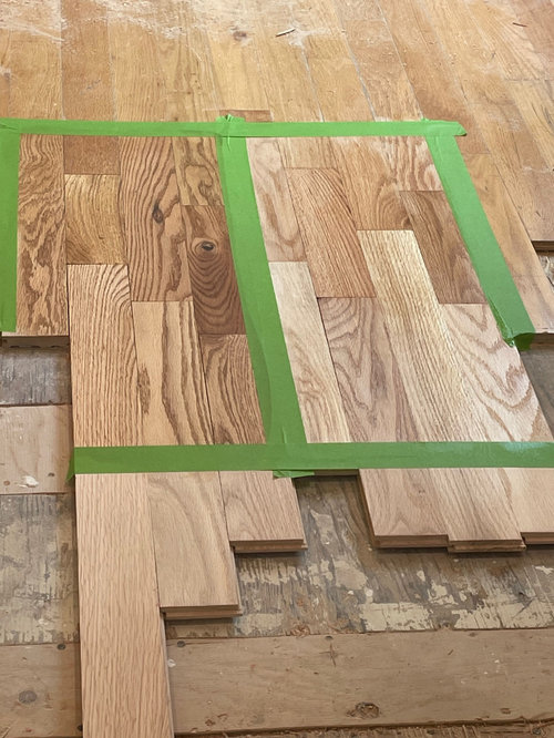 Help!...blending new red oak to 1983 red oak floors...too different ...