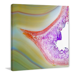 "Wheeler" Painting Print on Canvas, 40"x40" - Contemporary - Prints And ...