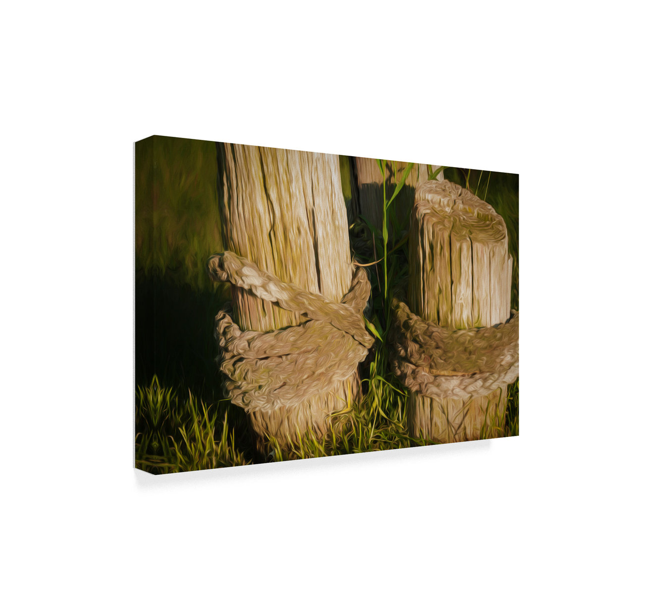 "Old Ropes And Dock Post At Dusk" by Anthony Paladino, Canvas Art, 30 ...