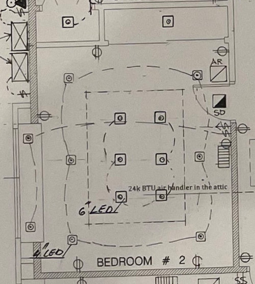 Recessed LED lighting for tray ceilings