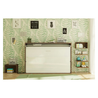 Genio T Twin Wall Bed with Desk - Modern - New York - by Wall Bed Place ...