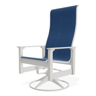 Leeward Sling Outdoor Swivel Rocker - Contemporary - Outdoor Rocking ...