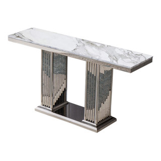 Alarriah Console Table Silver - Contemporary - Console Tables - by ...