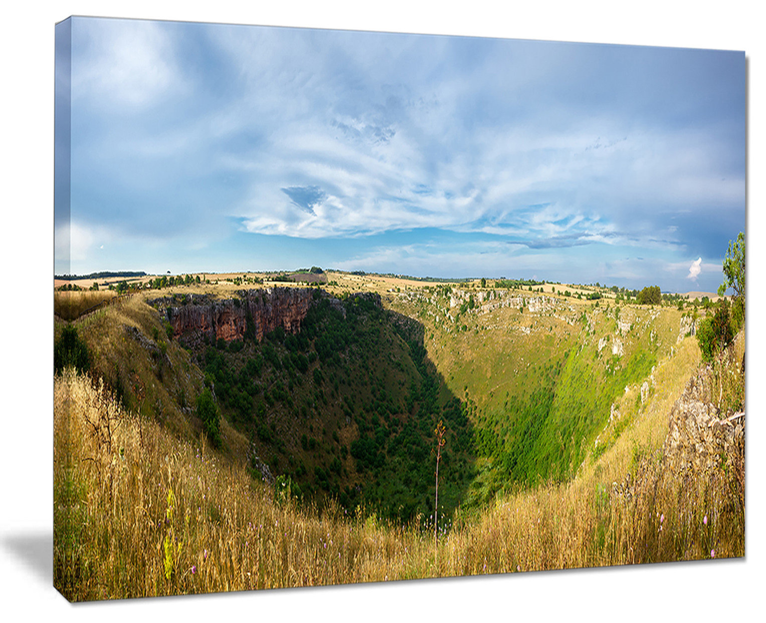 "Pulo Di Altamura Panorama" Canvas Print, 40"x30" - Contemporary ...