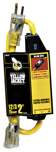 Coleman 2817 Yellow Jacket Gfci Powerlite Plug 2' Yellow - Contemporary ...
