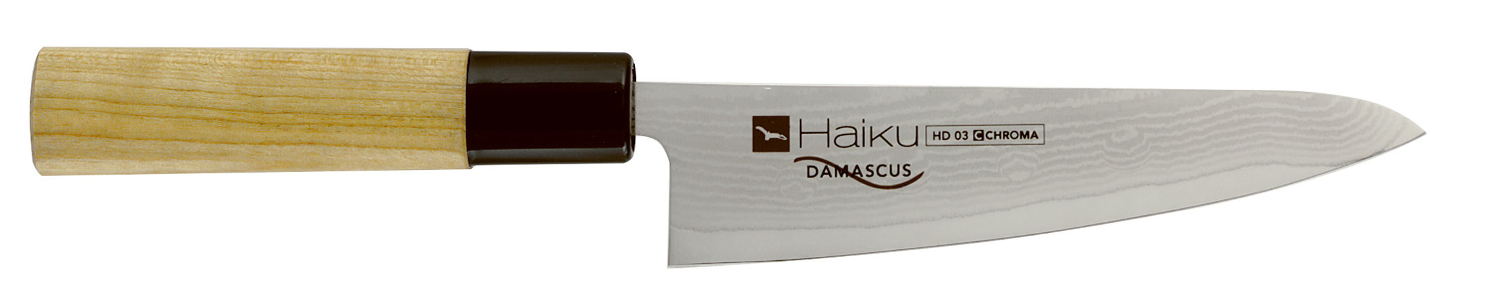 Chroma Haiku Damascus 5 3/4 Inch Chef Knife - Traditional - Chef's ...
