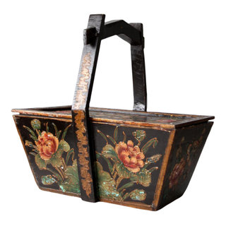 Consigned, Antique Chinese Painted Box - Contemporary - Decorative ...