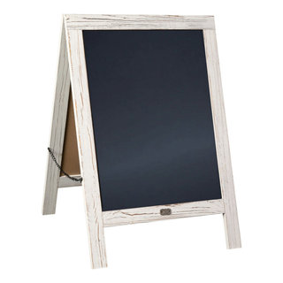 Whitewashed A-Frame Chalkboard, HGWA-CB-3020-WHWSH-GG - Rustic ...