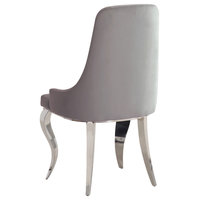 Antoine Upholstered Demi Arm Dining Side Chairs, Set of 2 Side Chair ...