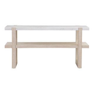 Newport Console Table - White - Transitional - Console Tables - by ...