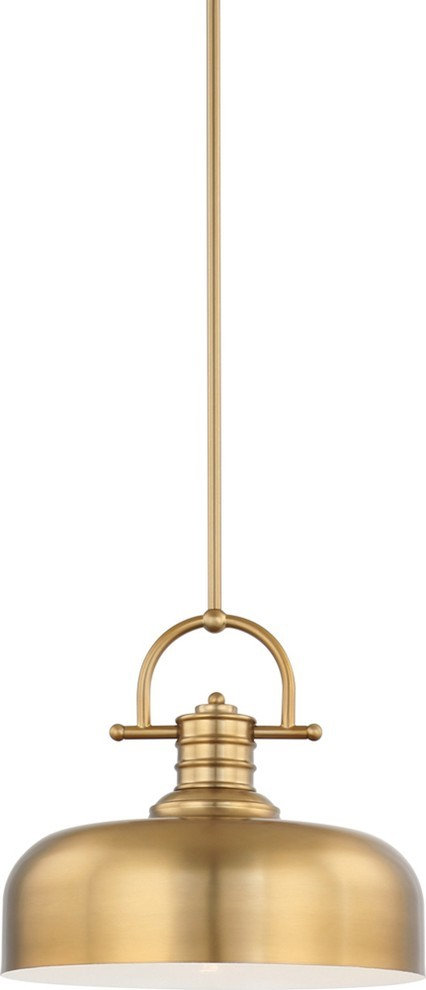 Restoration Brass Interior Pendant, Prairie Rock - Traditional ...