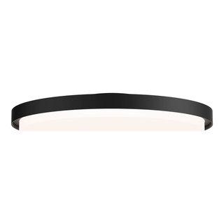 Maxim Lighting Float 15" LED Flush Mount, Black - Modern - Outdoor ...