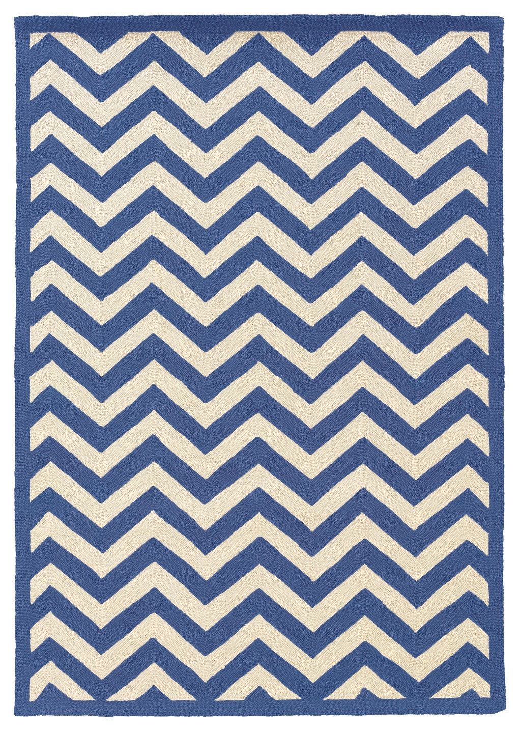 Silhouette Chevron Navy 8X10 - Contemporary - Area Rugs - by Homesquare ...