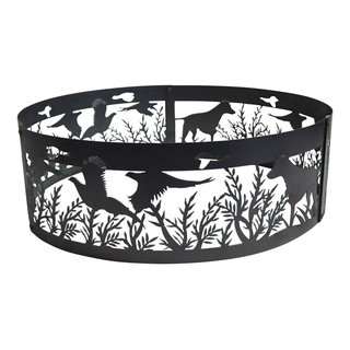 Dog N Pheasant Fire Ring, 30", 30 - Contemporary - Fire Pits - by P&D ...