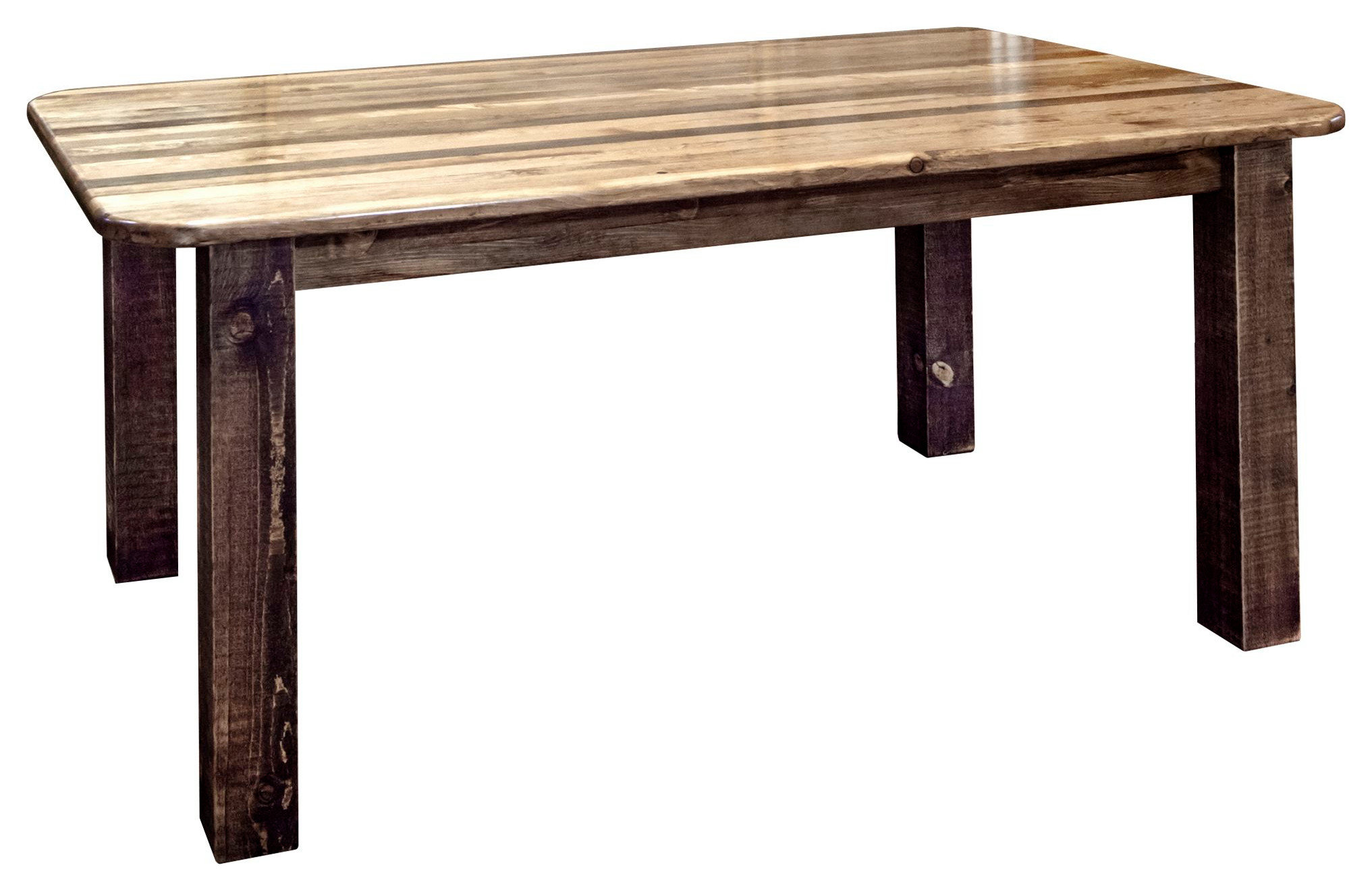 Homestead Collection 4 Post Dining Table, Stain/Clear Lacquer Finish ...