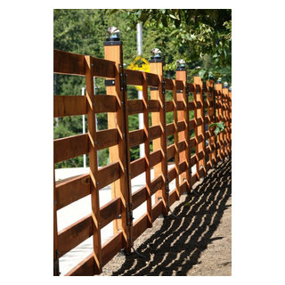 Black Locust Fence - Hillsboro, OR - Other - by Robi Decking | Houzz