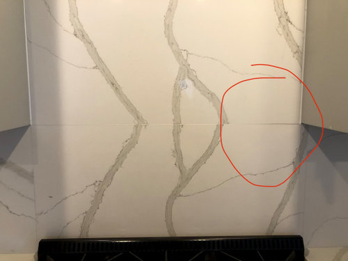 Quartz Backsplash and Countertops seams | Houzz Forum