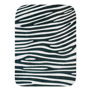 Zebra Print Throw Blanket, 30"x40" - Contemporary - Throws - by COLLEGE ...