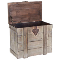 Antiqued Decorative Trunk - Farmhouse - Decorative Trunks - by ...