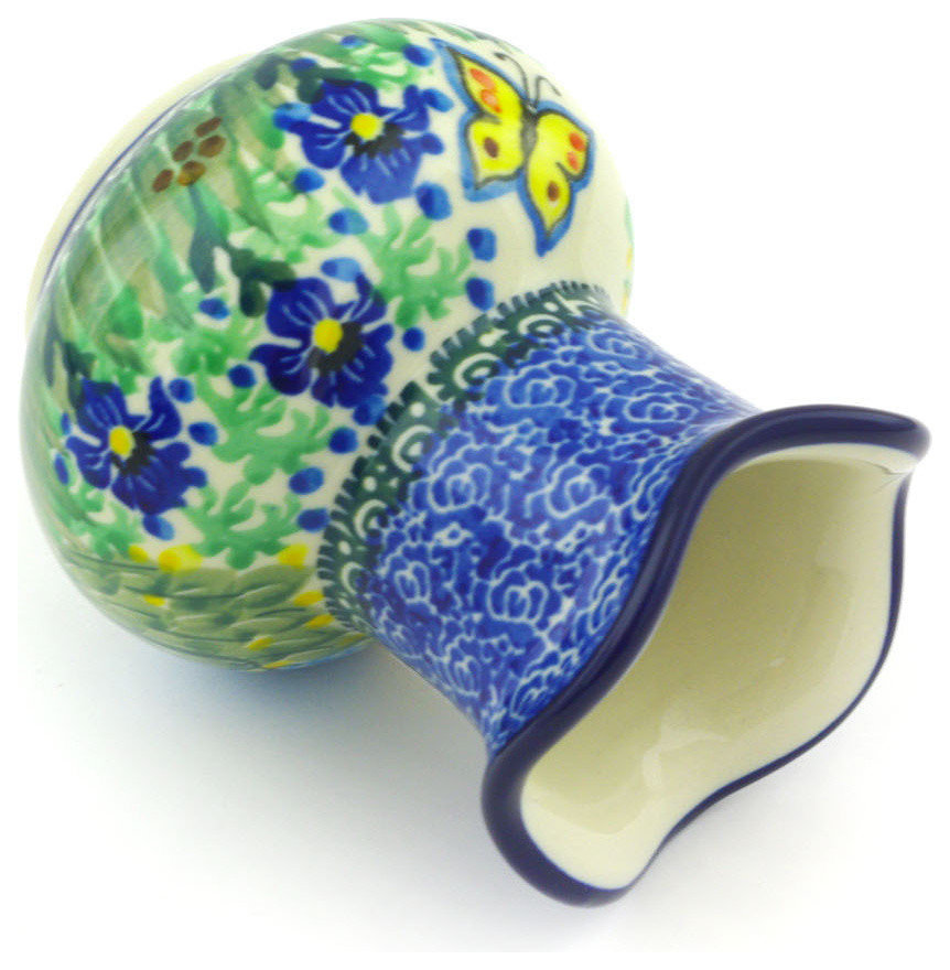 Polmedia Polish Pottery 4" Stoneware Vase - Mediterranean - Vases - by ...