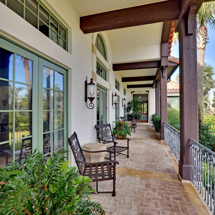 75 Mediterranean Porch Ideas You'll Love - June, 2026 | Houzz