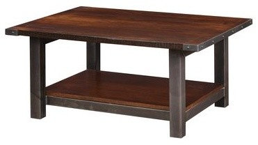 Matina Coffee Table, Oak and Steel - Industrial - Coffee Tables - by ...