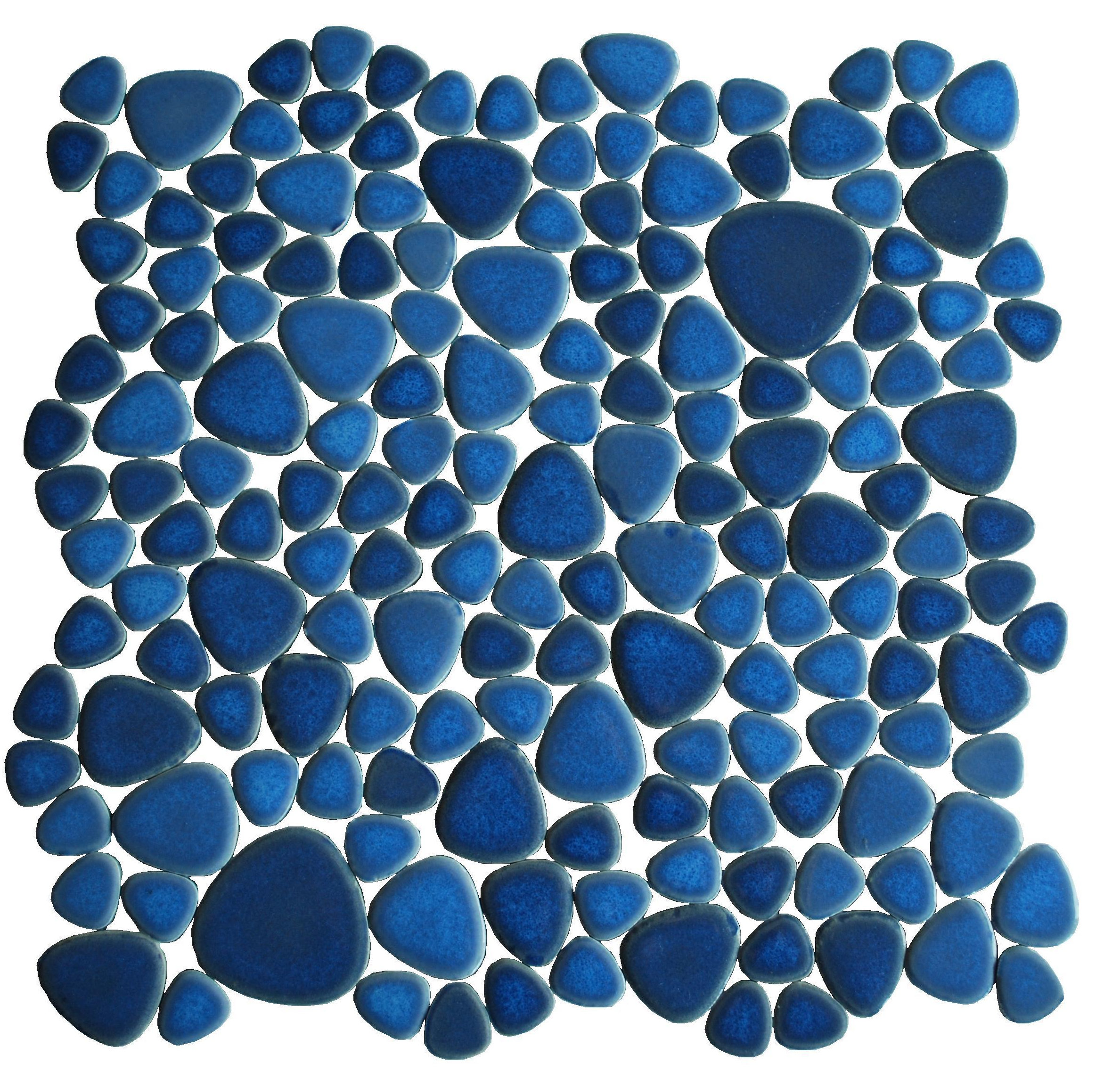 Porcelain Ocean Pebble Tile - Beach Style - Mosaic Tile - by Coverall ...