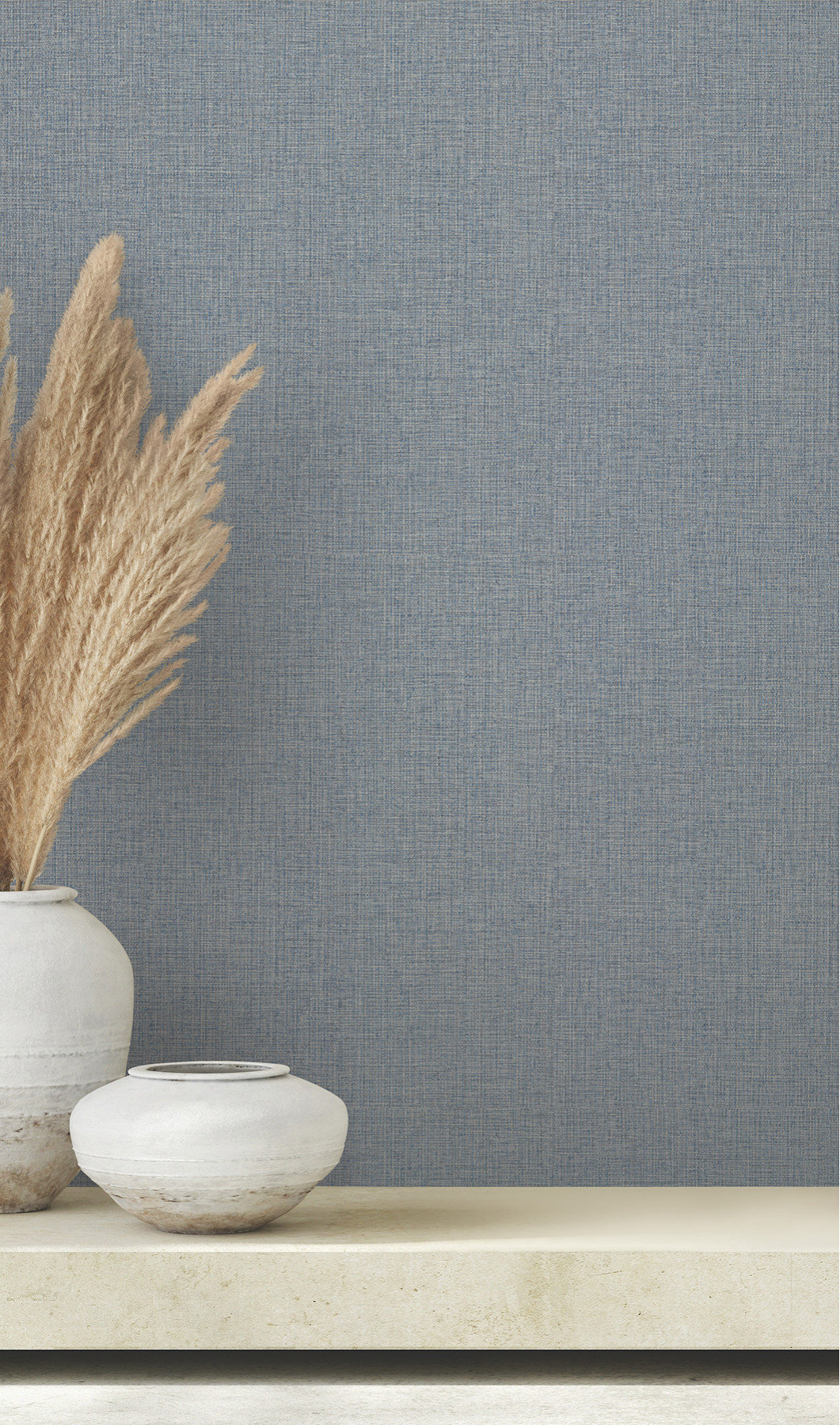 Clarkson Sky Blue Woven Wallpaper, Bolt - Contemporary - Wallpaper - by ...